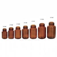 China 60ml-250ml Brown Transparent Wide Mouth Glass Bottle Screw Top 73g-170g CY947-CY953 for sale