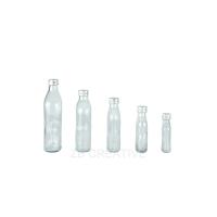 China 50ml-500ml Flint Flask Glass Bottle Screw Neck Liquor Spirit CY-1412-1417 for sale