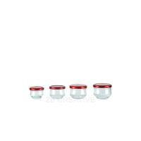 China 70ml-200ml Flint Bird's Nest Glass Jar Screw Neck Food Storage 100g-150g CY1424-1427 for sale