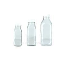 China Milk 250ml-1000ml Flint Glass Bottle Screw Neck Dairy Drink CY1209-1213 for sale