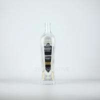 China 375ml Custom Decal Firing Glass Bottle Cork Top Premium Spirits Packaging for sale
