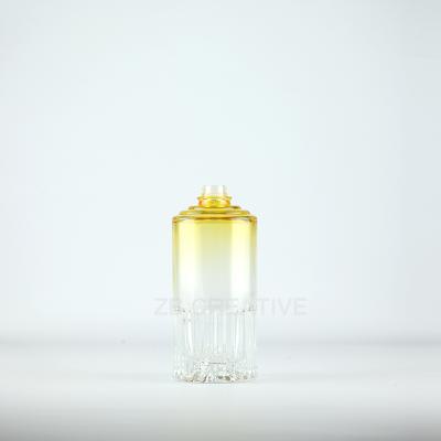 China 520ml Custom Glass Bottle Flint Gradient Spray Coated Glass Liquor Bottle with Cork Finish for Premium Spirits for sale