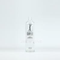 China 750ml Custom Printed Flint Glass Liquor Bottle with Screw Neck for Spirits Packaging for sale