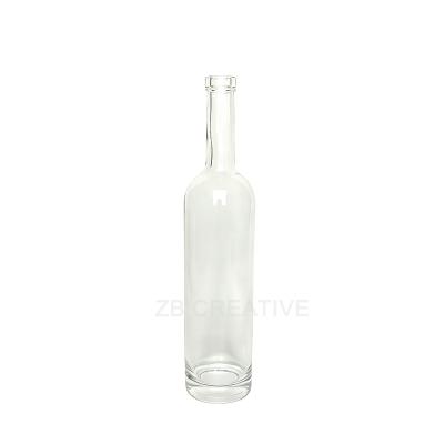 China 700ml Cork Top Spirit Glass Bottle - Reusable and Recyclable for Premium Liquor Brandy for sale