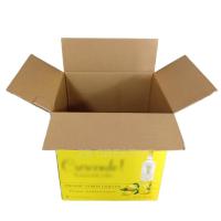 China Master B-Flute Corrugated Carton Heavy-Duty Shipping Box Glass Bottle Packaging for sale