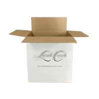 China Digital Printed Corrugated Carton Box B-Flute Export Packaging Glass Bottles Bulk Shipping for sale