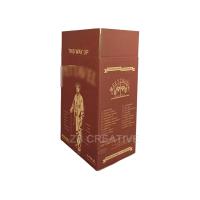 China 200g Kraft B-Flute Corrugated Carton Box Water-Based Printing Glass Bottle Shipping for sale