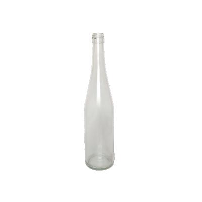 China Lightweight 750ml Rhine Style Wine Bottle 450g Screw Cap Finish Custom Logo Printing for sale
