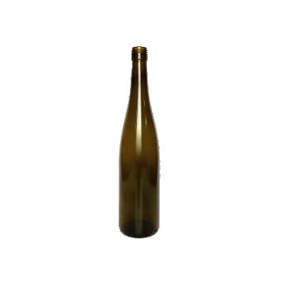 China Ultra Lightweight 435g Rhine Wine Bottle 750ml Screw Cap Finish Custom Logo Printing for sale