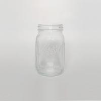 China 1000ml Flint Glass Mason Storage Jar Screw Finish Food Storage 400g CY-1000-1216 for sale