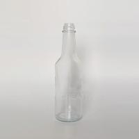 China 250ml Clear Woozy Glass Bottle Screw Mouth for Sauce 199g CY-835 for sale