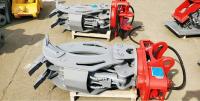 China Hydraulic Log Grapple with Rotator for Mini Excavator Skid Steer Loader 360 Degree Rotation 1-3 Ton for sale