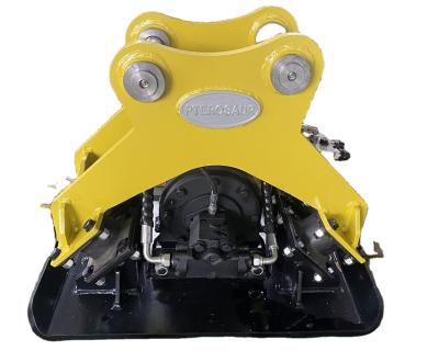 China Excavator Mounted Hydraulic Vibratory Soil Compactor Plate 4-15 Ton Impulse Force for sale