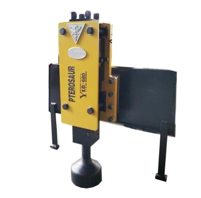 China Hydraulic Fence Post Driver 75mm Pile Hammer for Skid Steer Excavator 180kg 25-50 L/min for sale