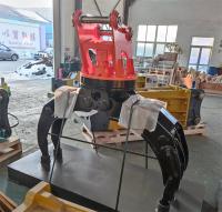China 16 Ton Excavator Log Grapple Hydraulic Wood Grabber for Scrap Handling and Forestry for sale