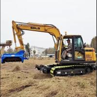China Hydraulic Excavator Flail Mower 600-1800mm Width 14-36 Blades for 2-20T Diggers for sale