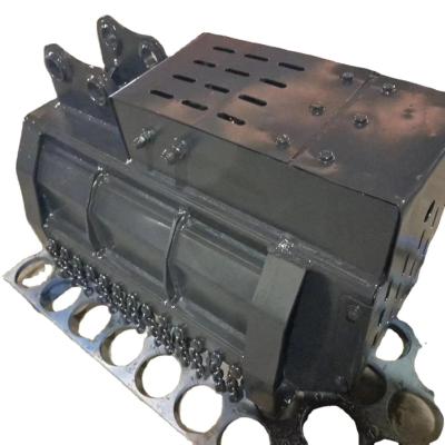 China Hydraulic Excavator Flail Mower 600-1800mm Width 14-36 Blades for 2-20T Diggers for sale