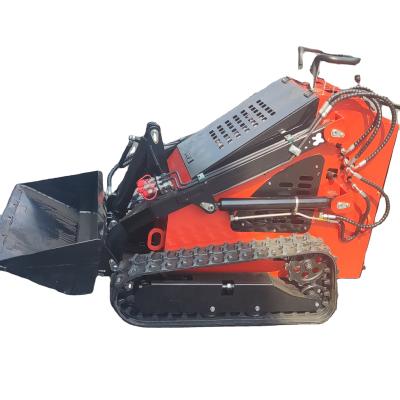China Mini Skid Steer Loader 380kg Load Capacity 15kW Diesel Engine Wheel Loader for Compact Construction for sale