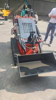 China Mini Skid Steer Loader 380kg Load Capacity 15kW Diesel Engine Wheel Loader for Compact Construction for sale