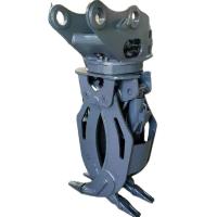 China 5 Ton Hydraulic Grapple Saw Slasher Attachment 360 Degree Rotating for Excavator for sale
