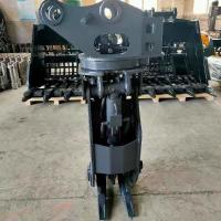 China 5 Ton Hydraulic Grapple Saw Slasher Attachment 360 Degree Rotating for Excavator for sale