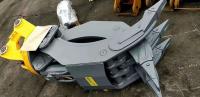 China 5 Ton Hydraulic Grapple Saw Slasher Attachment 360 Degree Rotating for Excavator for sale