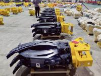 China 360 Degree Rotating Demolition Grapple Rock Sorting Grabber for 3-30 Ton Excavator Hydraulic Scrap Stone Grab for sale