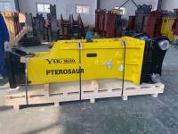 China 68mm Hydraulic Post Driver for Excavator Skid Steer Loader 350kg 40-70 L/min Pile Breaker Hammer for sale