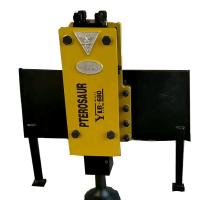 China Hydraulic Fence Post Driver for Skid Steer Excavator 180kg 25-50L/min Oil Flow for sale