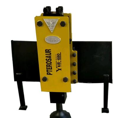 China Hydraulic Fence Post Driver for Skid Steer Excavator 180kg 25-50L/min Oil Flow for sale