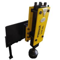 China Hydraulic Fence Post Driver for Skid Steer Excavator 180kg 25-50L/min Oil Flow for sale