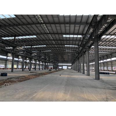 China Prefabricated Light Steel Frame House , Welded Up Portal Steel Frame Buildings for sale
