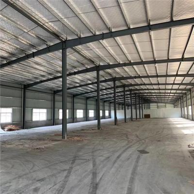 China Prefabricated Metal Shed Steel Structure Building Structural Warehouse I Beam Metal Building for sale