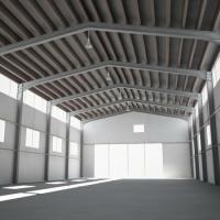 China Strong Metal Buildings Rust Resistant Steel Structure Barn With Spacious Interior And Loft for sale