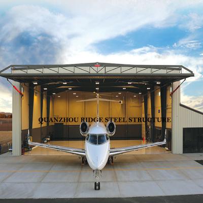 China Custom Steel Structure Hangar with C Z Purlins Sandwich Panel Roof for sale