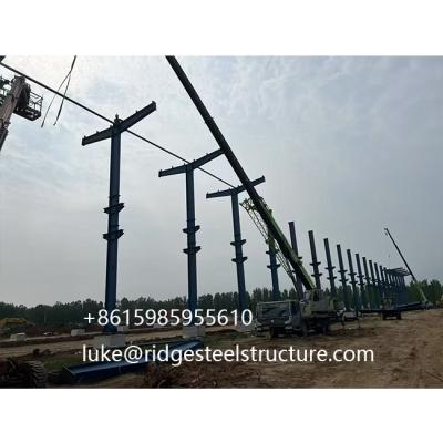 China Engineered Framing Prefab Large Span Galvanized Sandwich Panel PEB Steel Structure For Modern Stadiums Entertainment Venues Halls Factories Chicken Houses for sale
