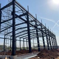 China Hot Selling Metal Frame Steel Structure Warehouse Workshop Hangar Building Without Middle Columns for sale