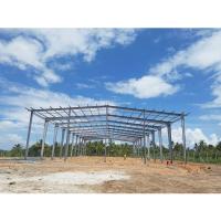 China Prefabricated Modern Steel Structure House Quick Installation Custom Design CE Certification Metal Steel Frame Warehouse for sale