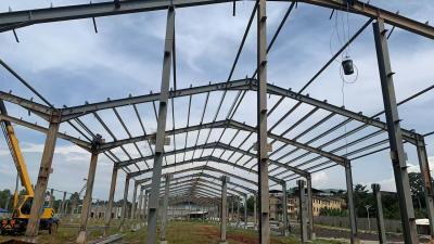 China Galvanized Prefabricated Steel Structures For Industrial Warehouse Storage Shed for sale