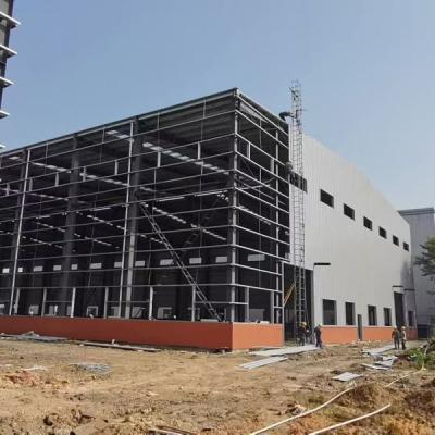 China Steel Structure Industrial Building Factory Shed Prefab Metal Warehouse for sale