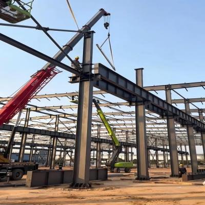 China Durable Steel Structure Building Workshop Prefabricated Warehouse Construction Prefab Material for sale