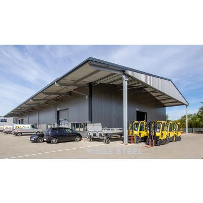 China Custom Designed Pre-Engineered Steel Frame Warehouse for Commercial Use for sale