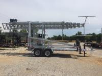 China Emergency Mobile Quadrangle Cow Towers With Wheels for sale