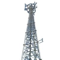 China 60 Foot Tubular Steel Tower Self Standing Antenna for sale