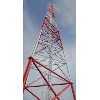 China Cell Phone 10m Mobile Communication Tower 3 Leg Tube for sale