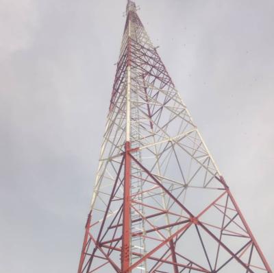 China 3 Leg 4 Leg Angular Telecommunication Steel Tower Galvanized Sst 49m for sale