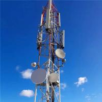 China 70m Gsm Telecom Steel Tower Galvanized Bar 3 Legged Angle Structure for sale