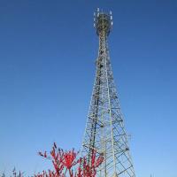 China Inside Ladder 45m Three Legged Transmission Lattice Tower 120km / H Free Standing for sale