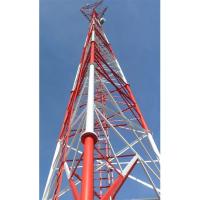 China 15m 3 Legs Galvanized Lattice Transmission Tower Q235 Telecommunications Towers for sale