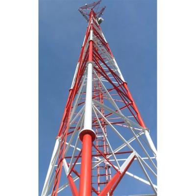 China 15m 3 Legs Galvanized Lattice Transmission Tower Q235 Telecommunications Towers for sale